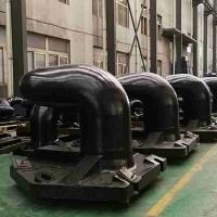 China 150T Cast Steel Marine Mooring Dock Bollard ZG270-500 for Ships for sale