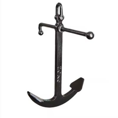 China Admiralty Anchor Fast Mooring for Marine Offshore 500kg to 50t Cast Steel CCS ABS Certified for sale