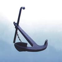 China Admiralty Anchor Fast Mooring for Marine Offshore 500kg to 50t Cast Steel CCS ABS Certified for sale