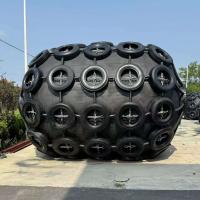 China Weather And Corrosion Resistant Marine Rubber Fender with High Energy Absorption and Chain and Rope Net Mounting for sale