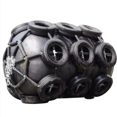 China CCS ISO 17357 Ship Floating Net Type Yokohama Pneumatic Marine Rubber Fender D2x3.5M 50kPa 80kPa for sale