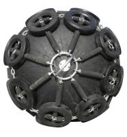 China Sling-Type Floating Pneumatic Rubber Marine Fender 50kPa 80kPa for Ship Dock Protection for sale