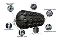 China Pneumatic Fender 3.3m x 6m Yokohama Type Marine Rubber Fender for Berthing Protection for sale
