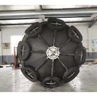 China Yokohama Black Natural Rubber Pneumatic Marine Fender 1m x 2m Chain Net Type High Elasticity 5-10 Year Service Life for sale