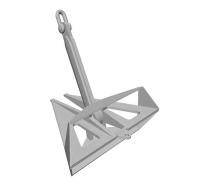 China High Holding Power Delta Marine Anchor 50-10000kg with LR CCS ABS BV GL DNV NK Certificates for sale