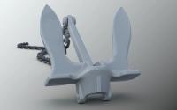 China JIS Stockless Marine Anchor High Holding Power Cast Steel 500kg to 50t for sale