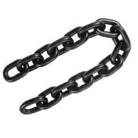 China Alloy Steel Studless G80 Chain Black Galvanized EN 818-2 10mm for sale