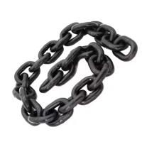 China Alloy Steel Studless G80 Chain Black Galvanized EN 818-2 10mm for sale