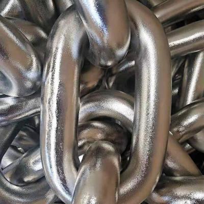 China 304 316 Stainless Steel Stud Link Marine Anchor Chain 6mm to 80mm Customizable for sale