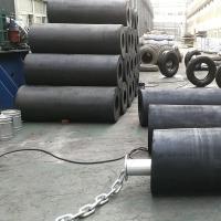 China Natural Rubber Cylindrical Fender 100-400mm Diameter for Harbors and Ports ISO9001 BV CCS for sale