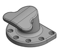 China T-Head Mooring Bollard Heavy Duty Cast Steel Double Head 50kN-5000kN for Marine Docking for sale