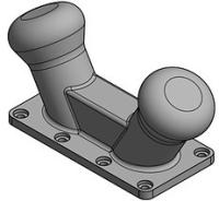 China Double Bitt Bollard Heavy Duty Cast Steel 450MPa for Marine Docking 50kN-5000kN for sale