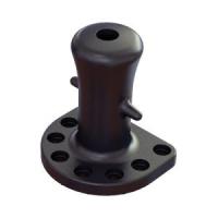 China Single Bitt Bollard Heavy Duty Cast Steel 50-800kN for Marine Docking Port Mooring for sale