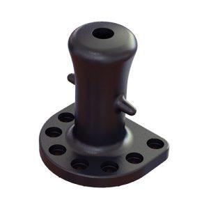 China Single Bitt Bollard Heavy Duty Cast Steel 50-800kN for Marine Docking Port Mooring for sale