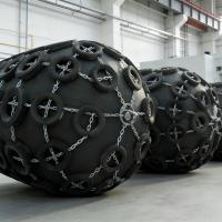 China Pneumatic Fender CTN Type Natural Rubber Marine Fender 0.3-0.5MPa for Ship Dock Protection for sale