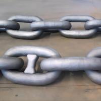 China High Tensile Stud Link Anchor Chain 12.5-120mm ABS CCS BV LR Certified for Shipbuilding for sale