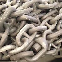 China Marine Stud Link Anchor Chain U2 U3 Grade 12.5-120mm Corrosion Resistant Welded Heat Treated for sale