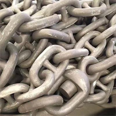 China Marine Stud Link Anchor Chain U2 U3 Grade 12.5-120mm Corrosion Resistant Welded Heat Treated for sale