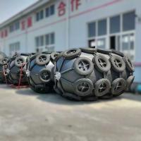 China Pneumatic CTN Type Marine Rubber Fender with Sling ISO 17357 2014 600x1000mm for sale