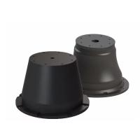 China High Energy Absorption Cone Rubber Marine Dock Fender with Front Panel Shore A 55-65 for sale