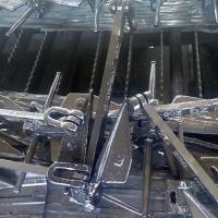 China Hot Dip Galvanized Steel Danforth Anchor 20kg to 6000kg Marine Fluke Anchor for Ship Yacht for sale