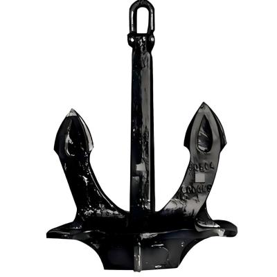 China Hot Dip Galvanized Cast Steel Hall Type Stockless Anchor 480kg for Marine Ships for sale