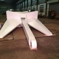 China High Holding Power HHP Stockless Anchor AC-14 Type Marine Ship Anchor with Class Certificate ABS LR BV DNV for sale