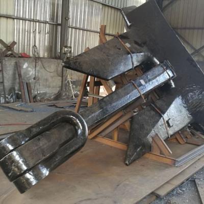 China Hot Dip Galvanized HHP Stockless Marine Anchor AC-14 High Holding Power 500kg to 50t for sale