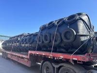 China JINCHENG Foam Filled Dock Fender EVA Core Polyurea Coating 500mm to 4500mm Diameter for sale