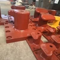 China JINCHENG Heavy Duty Tee Head Mooring Bollard 50kN-5000kN for Ship Port Berthing for sale