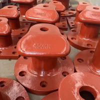 China High Strength Tee Type Marine Mooring Bollard 50kN to 5000kN Load Capacity Corrosion Resistant Surface for sale