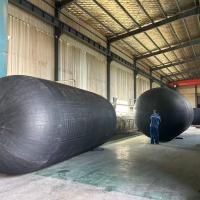 China JINCHENG Sling Type Marine Rubber Fender 0.5-2m Diameter High Energy Absorption for Berthing for sale