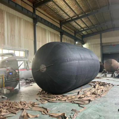 China JINCHENG Sling Type Marine Rubber Fender 0.5-2m Diameter High Energy Absorption for Berthing for sale