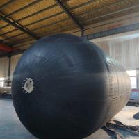 China Heavy Duty Sling Type Marine Rubber Fender 0.5-2m Diameter High Energy Absorption for Ship Docks for sale