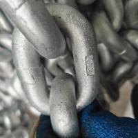 China Hot Dipped Galvanized Marine Anchor Chain DIN766 ISO4565 8mm-90mm High Strength Alloy Steel for sale