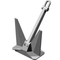 China Delta Type High Holding Power Marine Ship Anchor 500kg-50t Alloy Steel ABS CCS BV LR DNV for sale