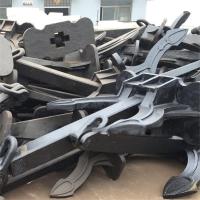 China High Holding Power AC14 Stockless Anchor Cast Steel Marine Anchor 75kg-30000kg Custom Size for sale