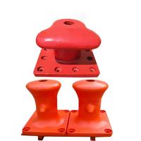 China Marine Equipment Ship Mooring Cast Steel Dock Wharf Pier Bollard Iron for sale