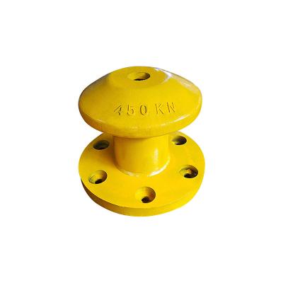 China Marine Equipment Ship Mooring Cast Steel Dock Wharf Pier Bollard Iron for sale
