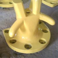 China High-Strength Cast Steel Stag Horn Mooring Bollard with Double-Angled Design for 250-Ton Load Capacity for sale