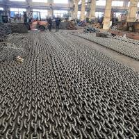 China 52mm Spray Paint Stud Link Marine Anchor Chain U1 U2 U3 Grade for Mooring for sale