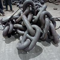 China U2 U3 Grade High-Strength Alloy Steel Marine Anchor Chain with Stud Link Design for Corrosion Resistance for sale