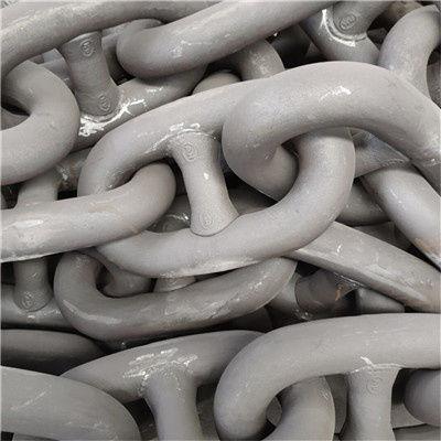 China U2 U3 Grade High-Strength Alloy Steel Marine Anchor Chain with Stud Link Design for Corrosion Resistance for sale