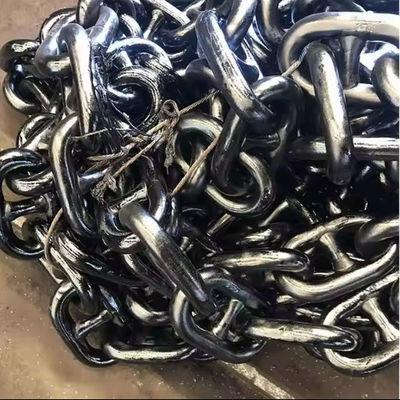China 46mm Yacht Anchor Chain High Strength Alloy Steel Spray Paint Berthing Assistance for sale