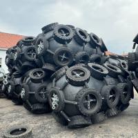 China Large Displacement Bearing Inflatable Pneumatic Fender Pneumatic Fender Yokohama Rubber Fender For Bulk Cargo Wharves for sale