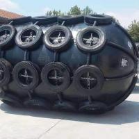 China ISO-17357 Pneumatic Rubber Fender Net Type Yokohama Rubber Fender Inflatable for sale