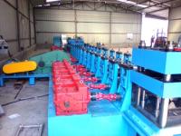 China Highway Guardrail Roll Forming Machine  45 x 5 x 3m PPGI Raw Material for sale