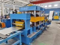 China 0.7mm-1.2mm Metal Roll Forming Machine , Custom Guardrail Production Line for sale