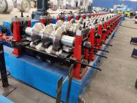 China 0.7mm-1.2mm Metal Roll Forming Machine , Custom Guardrail Production Line for sale