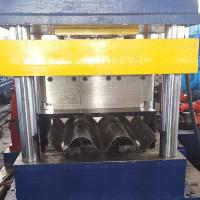 China Two Wave W Beam Highway Guardrail Roll Forming Machine 380V for sale